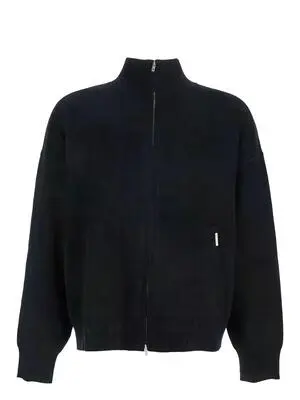 REPRESENT Zip-fastening Long-sleeve Cardigan - Black