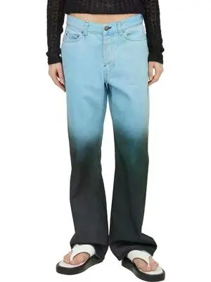 WON HUNDRED Ombre-design Trousers - Blue