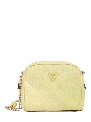 Guess Mini Adelasia 4g Crossbody Bag - Yellow