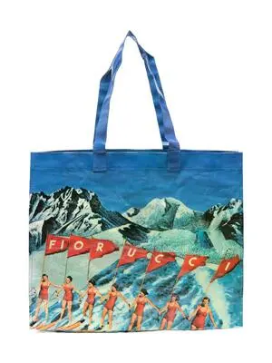 Fiorucci Maxi Waterskiing Tote Bag - Blue