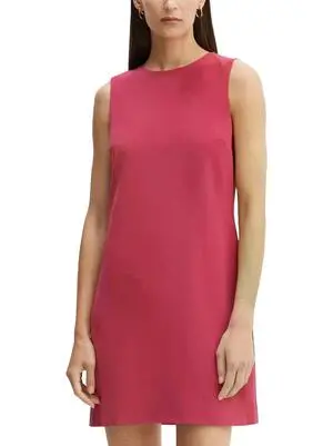 Theory Crew-neck Mini Dress - Pink