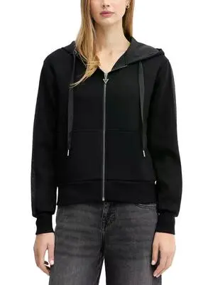 Guess Hooded Zip-up - Black
