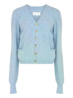 MAISON MARGIELA Wool Cardigan - Blue