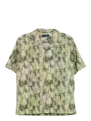 Fred Perry Graphic-print Shirt - Green