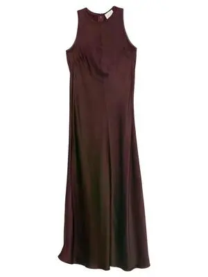 FORTE_FORTE Sleeveless Maxi Dress - Brown