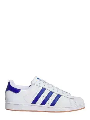 Adidas Superstar Striped Sneakers - White