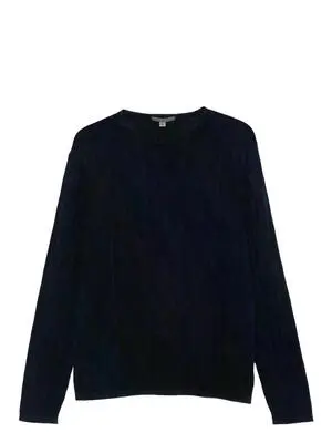 John Varvatos Diamond-knit Sweater - Blue