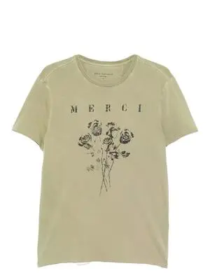 John Varvatos Floral-graphic T-shirt - Neutrals