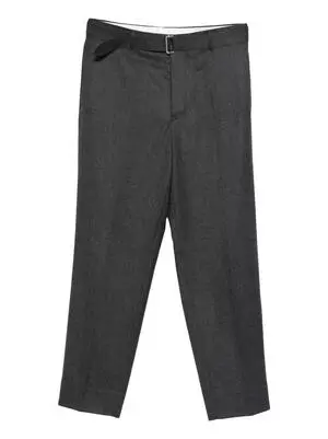 Officine Générale Belted Trousers - Grey