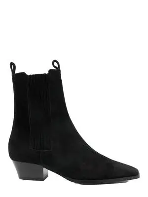 AeydĒ 40mm Agata Suede Boots - Black