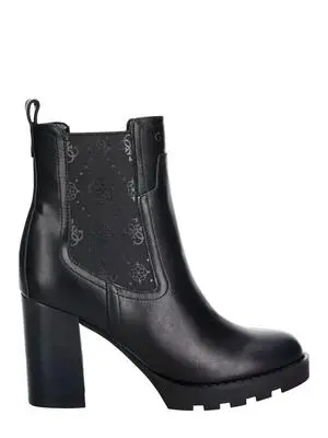 Guess 90mm 4g Logo Ankle Boots - Black