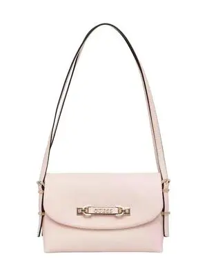 Guess Logo-plaque Shoulder Bag - Pink