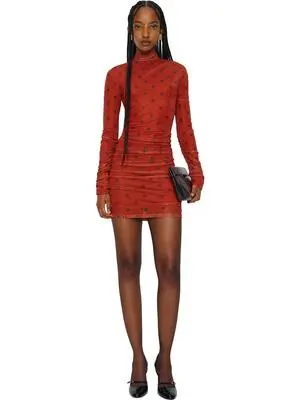 REFORMATION Emerson Knit Dress - Red