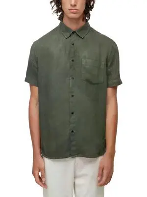 OSKLEN Classic Linen Shirt - Green