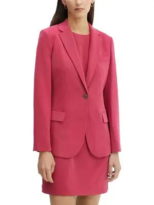 Theory Button Pocket Blazer - Pink