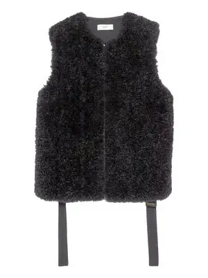MULLER OF YOSHIOKUBO Shearling Gilet - Black