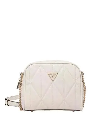 Guess Mini Aldina 4g Cross Body Bag - White