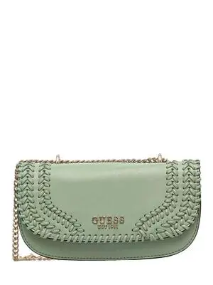Guess Tatum Chain Cross Body Bag - Green