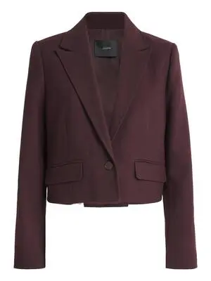 JOSEPH Virgin Wool Elia Blazer - Red