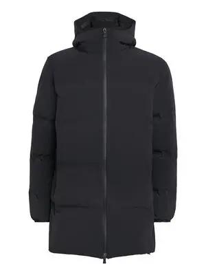 Herno Down Hybrid Puffer Coat - Black