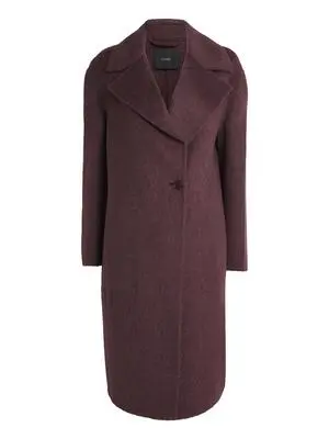 JOSEPH Brushed Double-Faced Alpaca-Wool-Silk Yves Coat