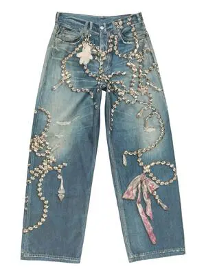 Acne Studios 1981 Loose Fit Jeans - Mid Blue