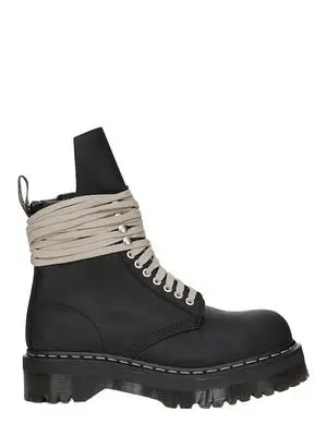 DR. MARTENS X RICK OWENS Quad Sole Ankle Boots - Black