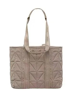 BOSS Quilted Logo-patch Tote Bag - Neutrals