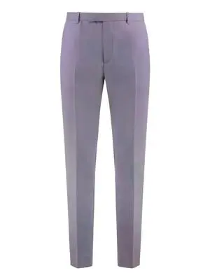 Gucci Gabardine Trousers - Purple