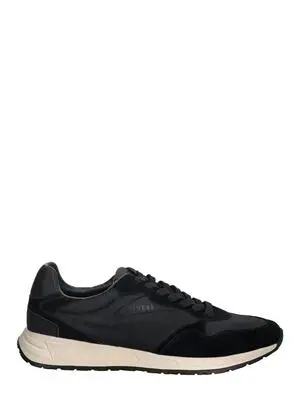 Guess Paneled Low-top Sneakers - Black