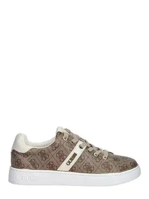 Guess Britz 4g Logo Sneakers - Brown