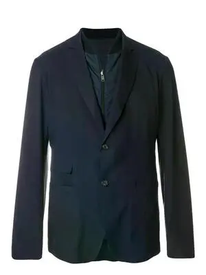 LISKA Padded Blazer Jacket - Blue