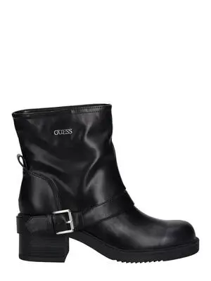 Guess Buckled Ankle Boots - Black