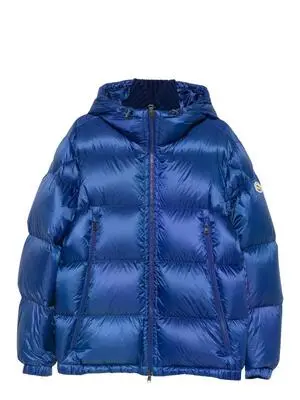 Moncler Hooded Puffer Jacket - Blue
