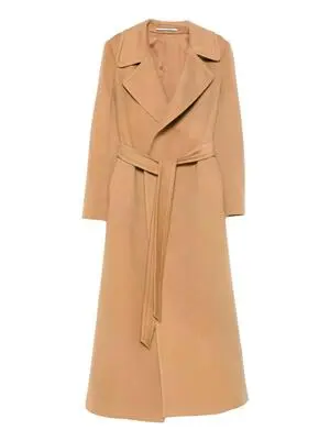 Tagliatore Melody Belted Coat - Neutrals