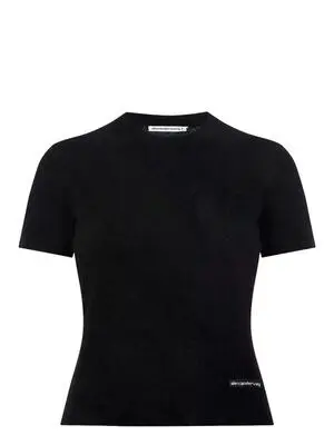 Alexander Wang Logo Crew-neck T-shirt - Black