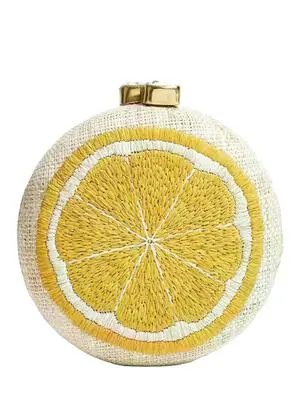 PAMELA MUNSON Pamela Munson Lemon Slice Clutch