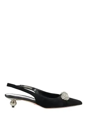 GIAMBATTISTA VALLI 35mm Crystal-Embellished Slingback Pumps