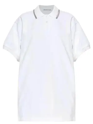 Alexander Wang Polo-collar Mini Dress - White