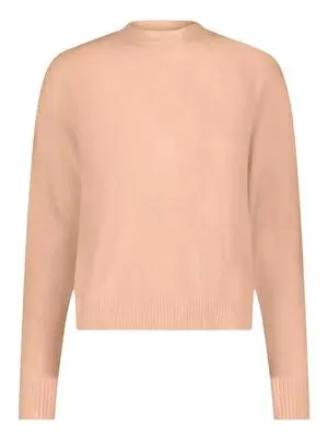 Minnie Rose Raglan-sleeve Crew-neck Sweater - Neutrals