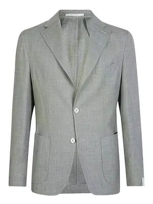 ELEVENTY Single-breasted Patch-pocket Blazer