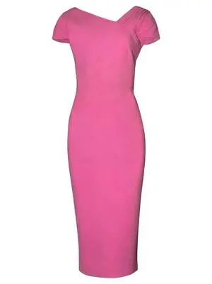 Rachel Gilbert Vera Midi Dress - Pink