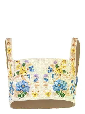 MARY KATRANTZOU Calix Bralette Top