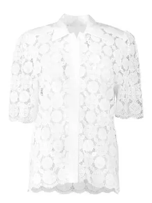 Miguelina Petunia Shirt - White