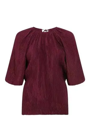 Gabriela Hearst Nula Blouse - Red