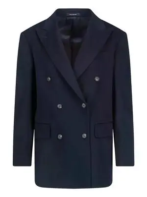 Tagliatore Double-breasted Blazer - Blue