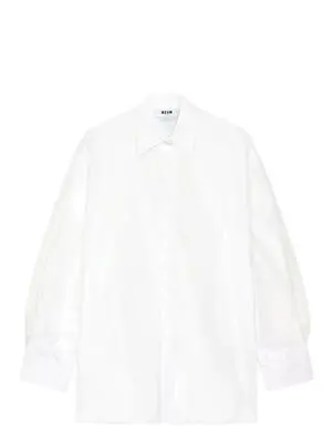 MSGM Balloon-sleeve Shirt - White