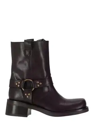 P.A.R.O.S.H Leather Ankle Boots