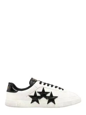 Amiri Star Appliqué Lace-up Shoes - White