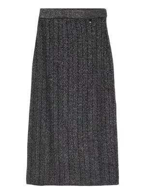 Herno Textured Skirt - Grey
